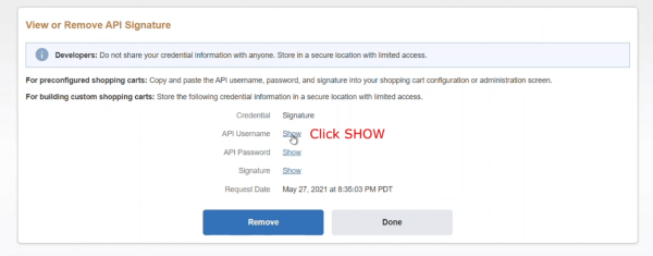 Connecting PayPal - eMerchantClub